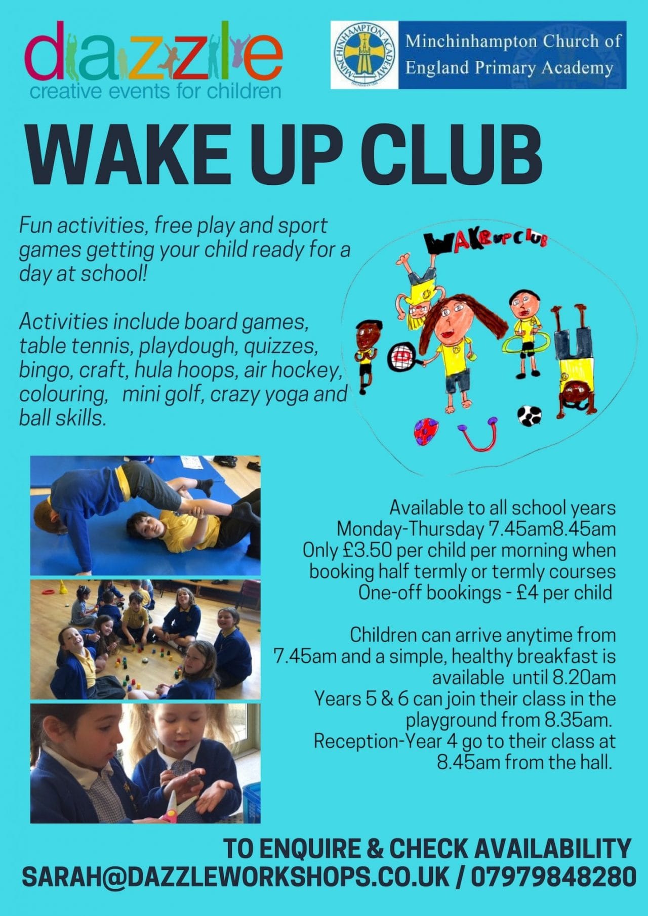 Wake Up Club Thursday - Dazzle Workshops